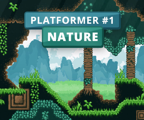 ArtStation - PLATFORMER 1 NATURE | Game Assets