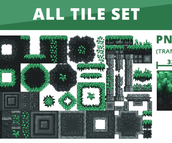 ArtStation - PLATFORMER 3 RUINS | Game Assets