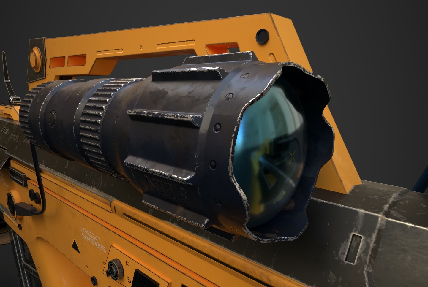 ArtStation - Gaming Gun 3D Model Fully Editable File | Game Assets