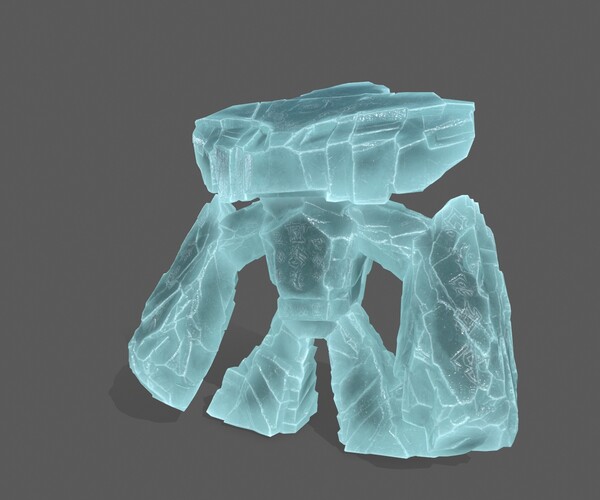 ArtStation - ice Monster | Game Assets