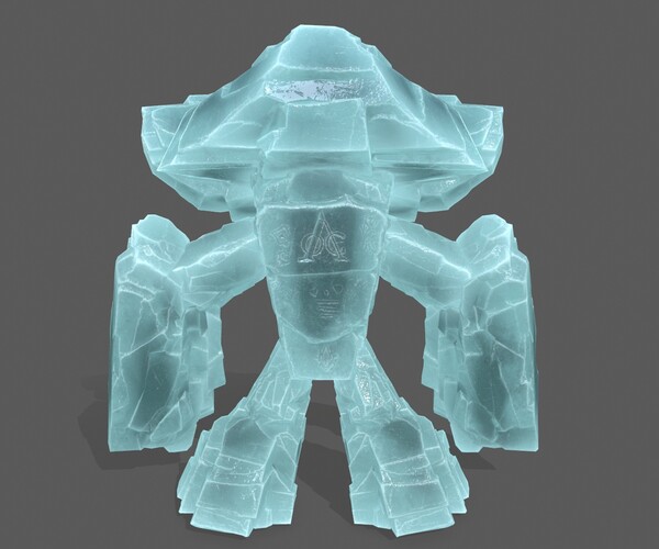 ArtStation - ice Monster | Game Assets