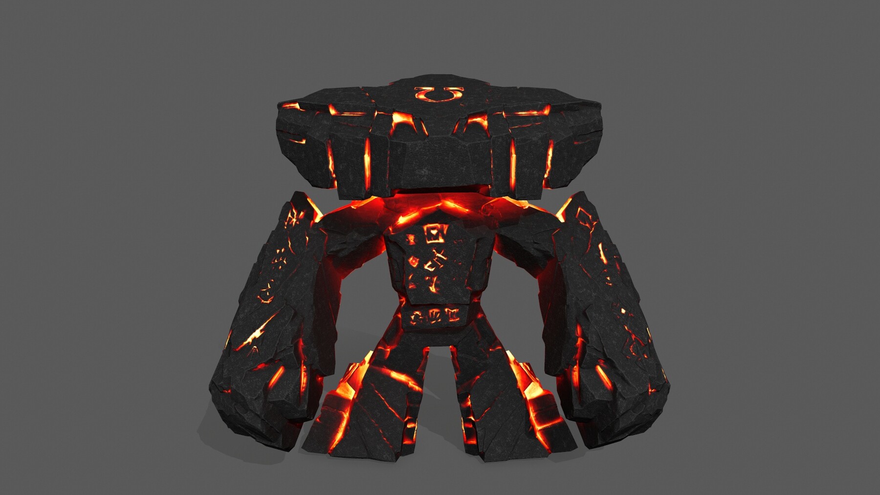 ArtStation - lava monster | Game Assets