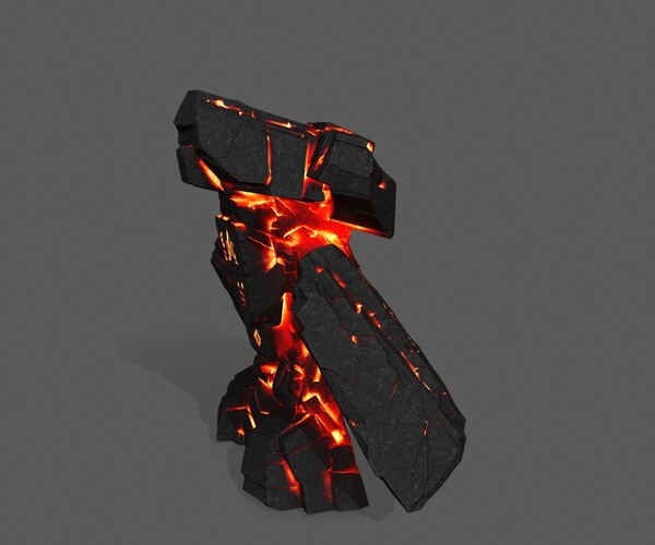 ArtStation - lava monster | Game Assets