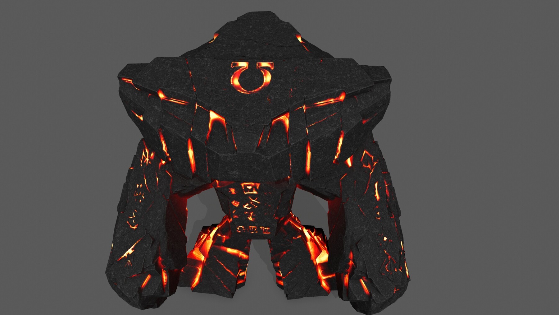 ArtStation - lava monster | Game Assets