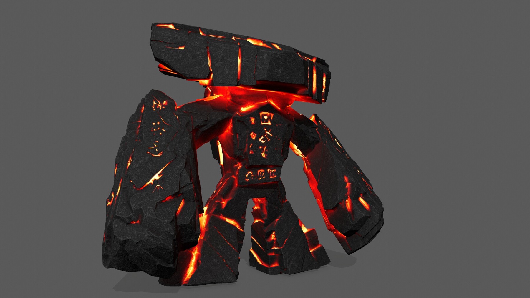 ArtStation - lava monster | Game Assets