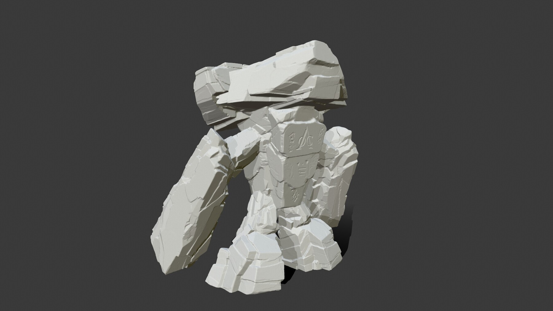 ArtStation - Rock_Monster_Stl | Game Assets