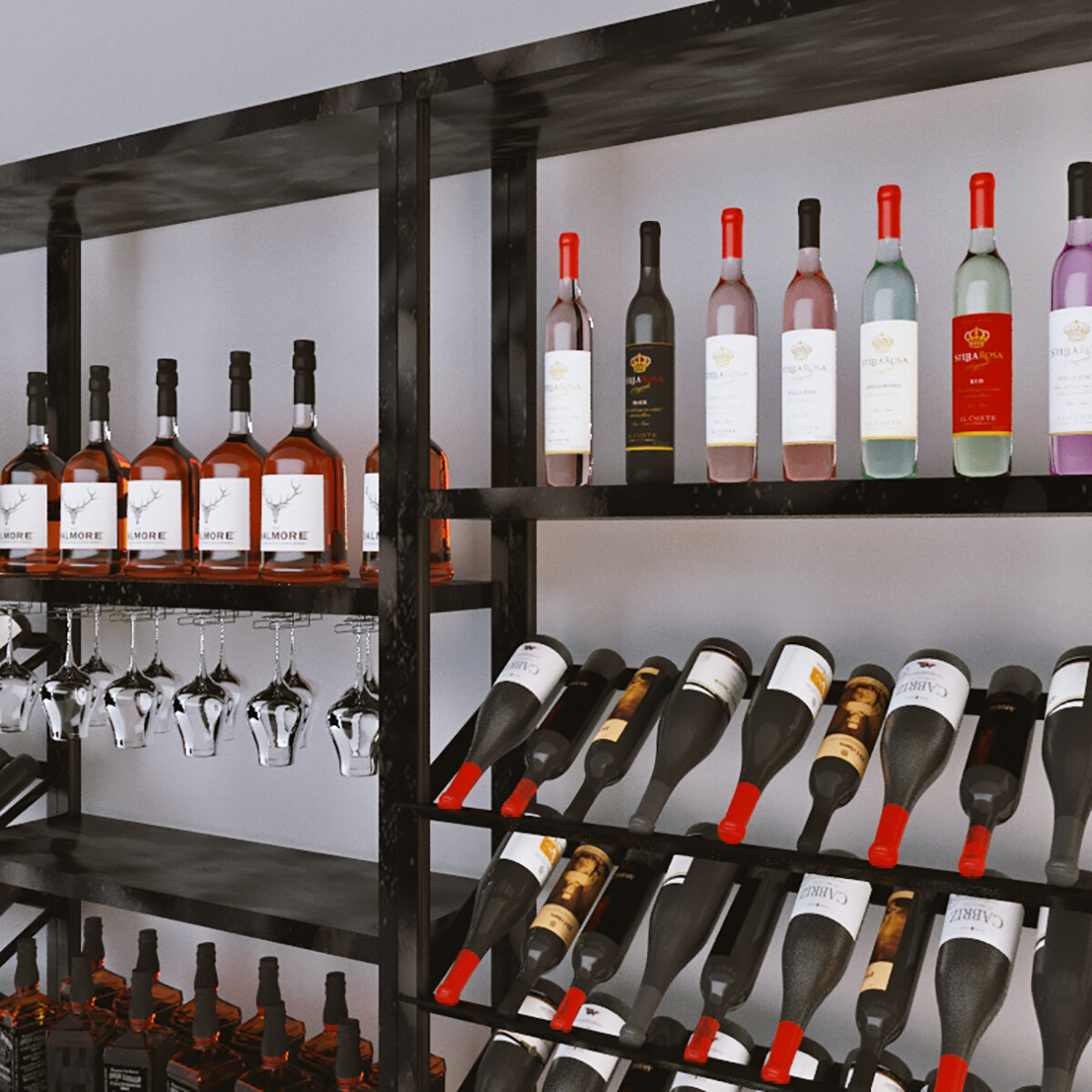 ArtStation - Wine rack | Game Assets