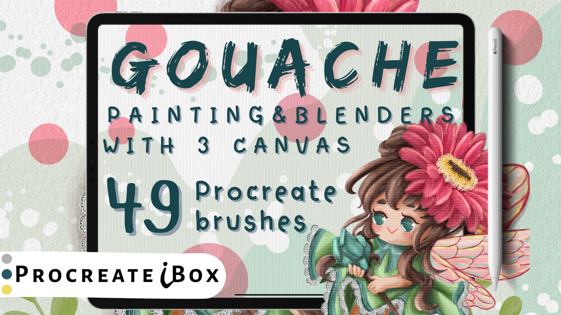 Ayamehoon - Gouache Procreate brushes with blenders | ProcreateiBox Ayamehoon - Gouache Procreate brushes with blenders | ProcreateiBox