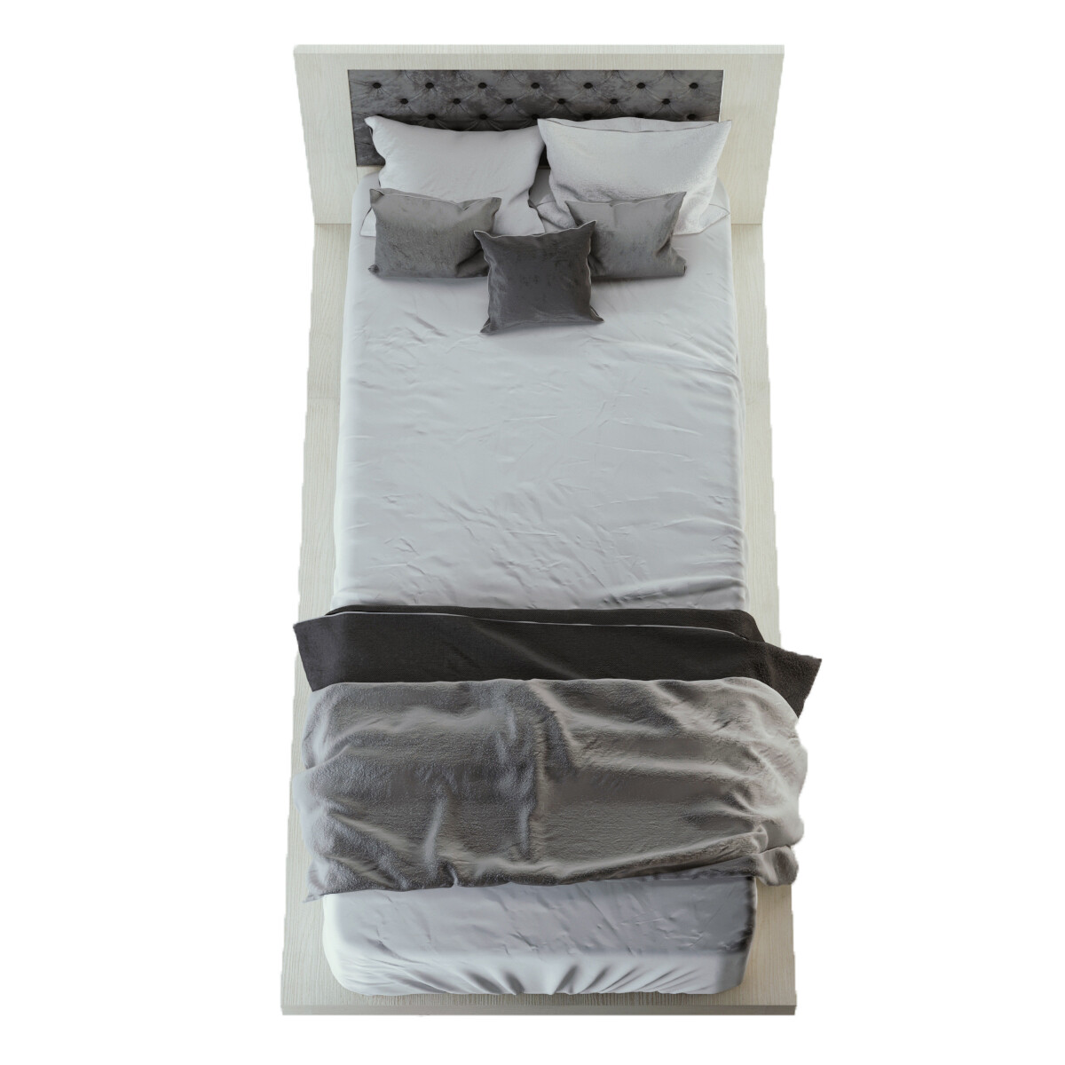 ArtStation - Modern luxury single bed | Resources