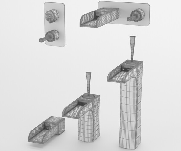 ArtStation - colston eden faucets brass health 3D model | Resources