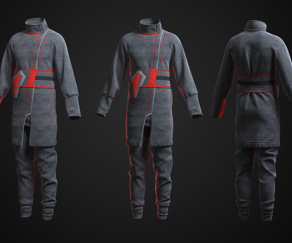 ArtStation - Costume | Game Assets