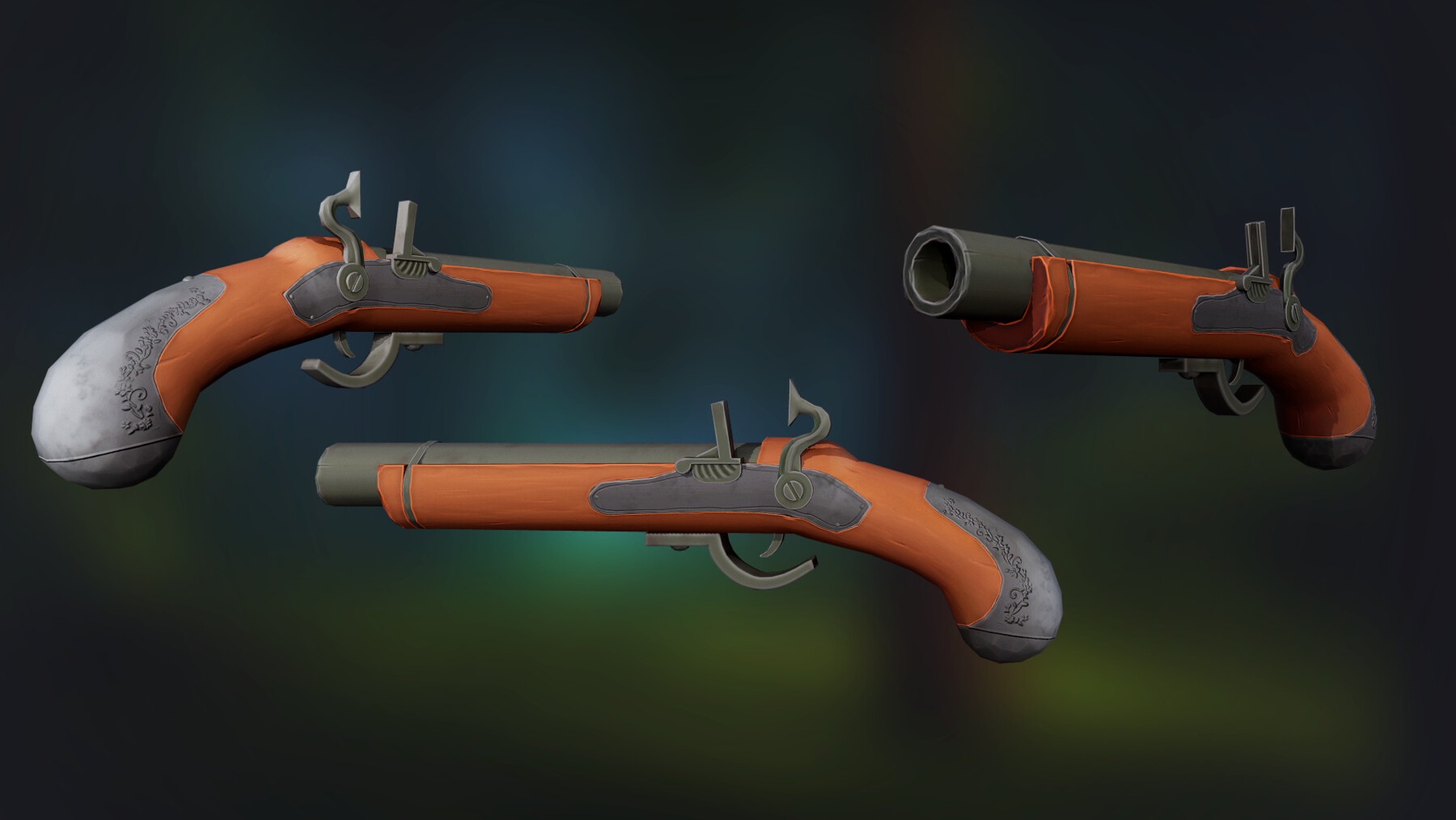 ArtStation - Stylized Weapons Starter Pack | Game Assets