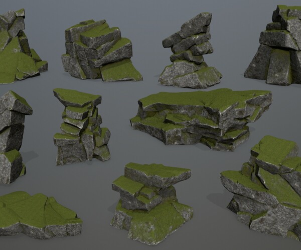 ArtStation - rocks | Game Assets