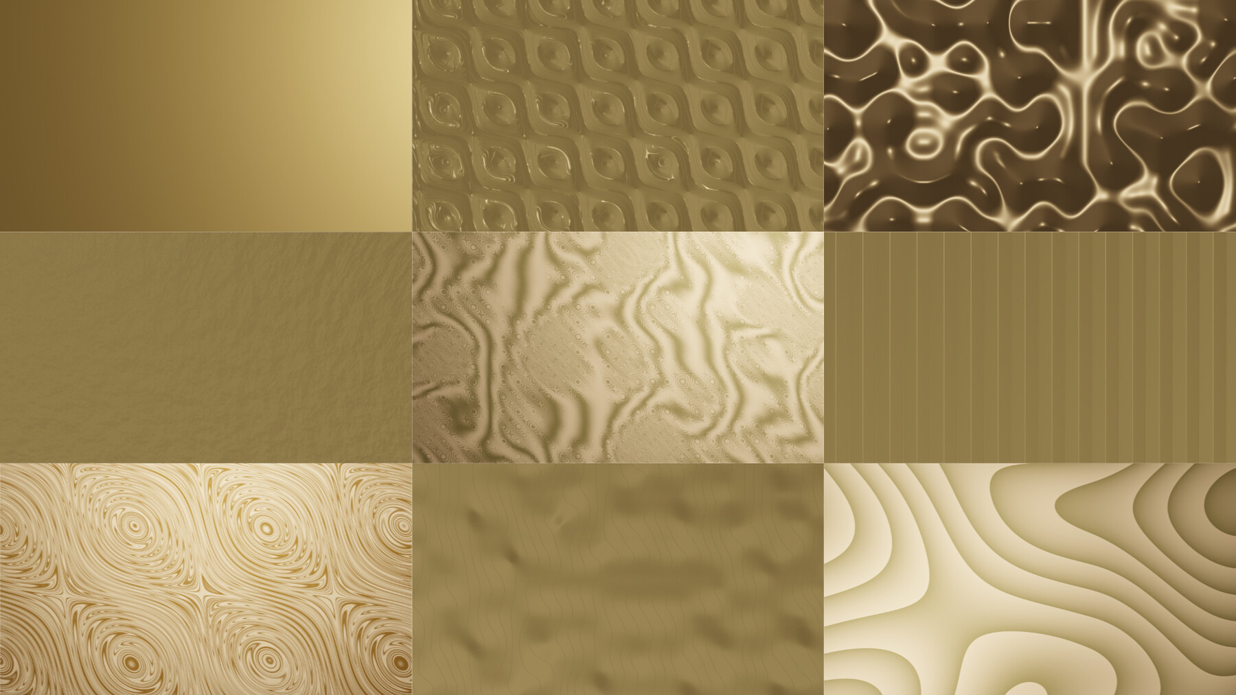 ArtStation - Procedural Gold Materials for Blender | Resources