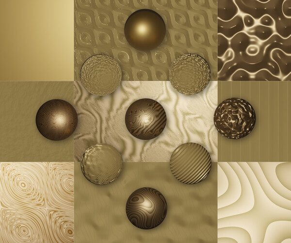 ArtStation - Procedural Gold Materials for Blender | Resources