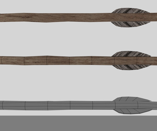 ArtStation - weapons Bow and arrow | Game Assets