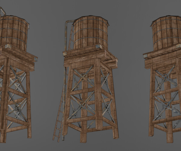 ArtStation - Water tank | Game Assets
