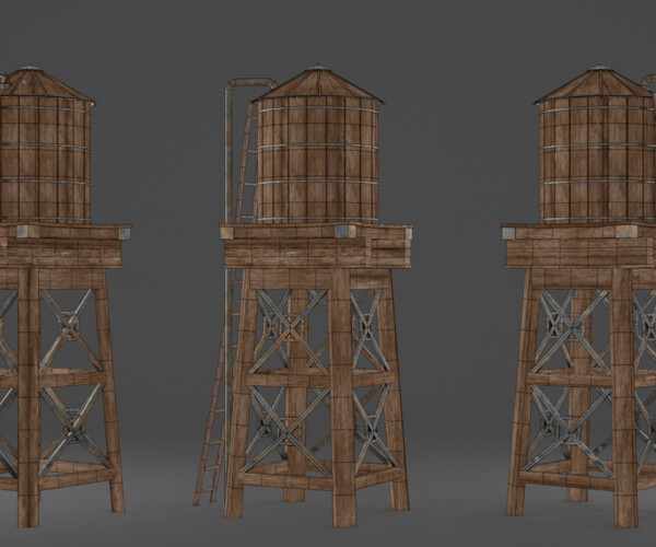 ArtStation - Water tank | Game Assets