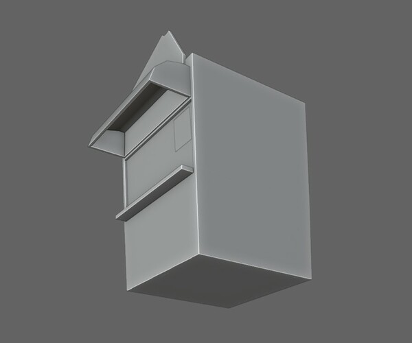 ArtStation - Ticket Office - Bilheteria Low-poly 3D model | Game Assets