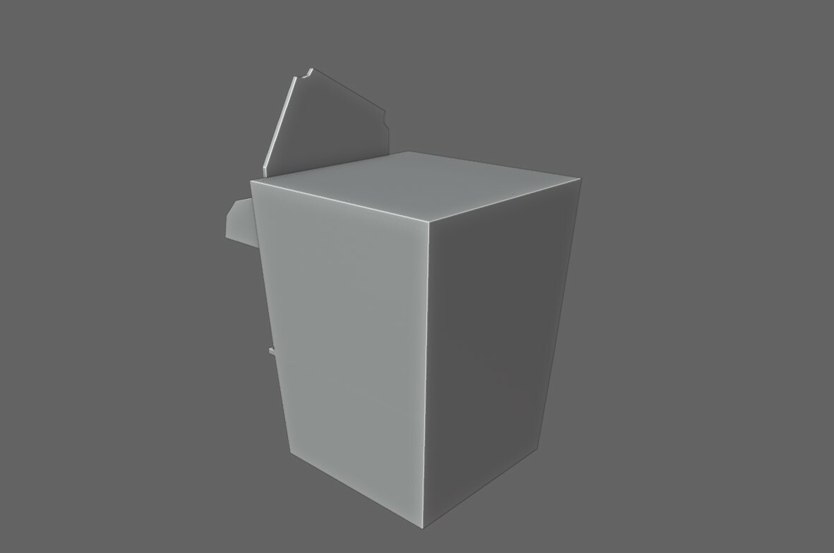 ArtStation - Ticket Office - Bilheteria Low-poly 3D model | Game Assets