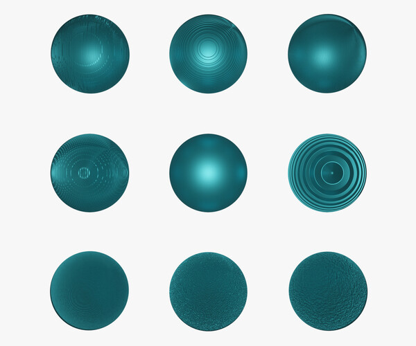 ArtStation - Procedural Metallic Blue Materials | Resources