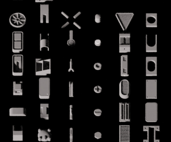 ArtStation - Greeble Pack | Resources