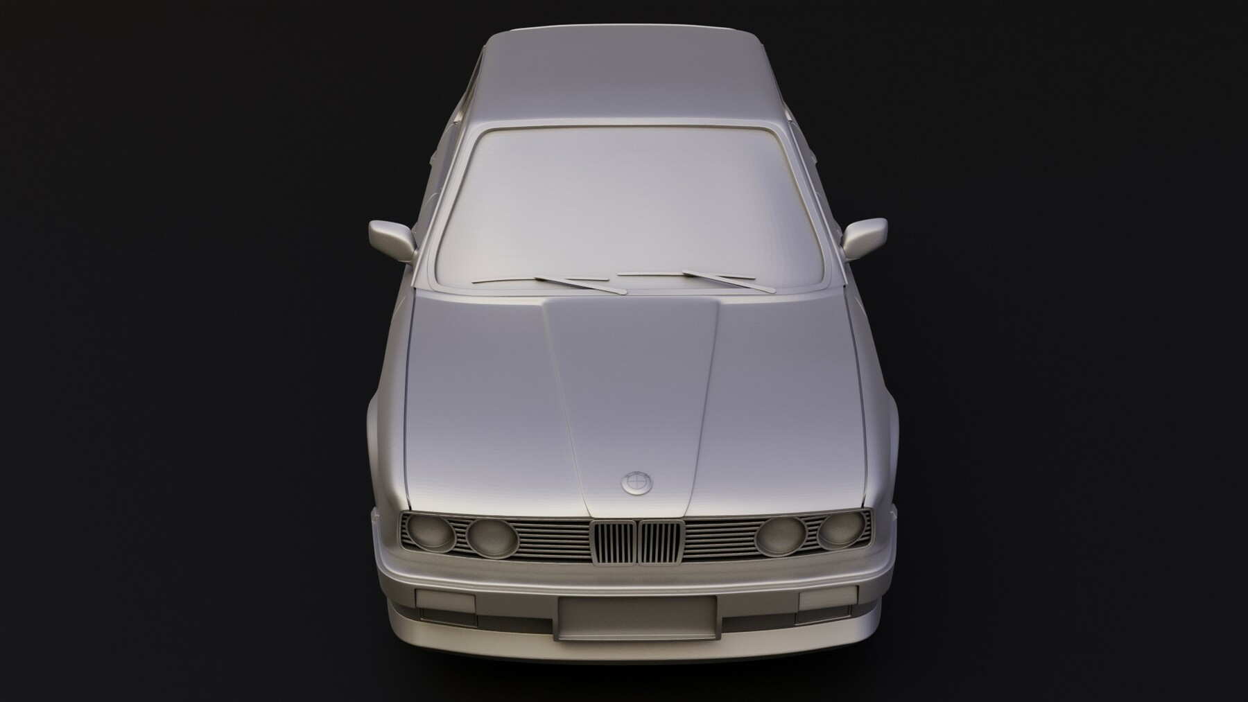 ArtStation - BMW E30 chrome bumper stl for 3D printing | Game Assets