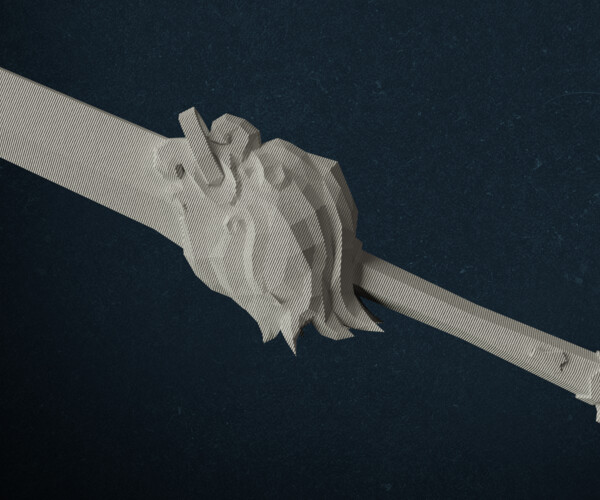 ArtStation - Genshin Impact Sword Printable Model 4 | 3D print model ...