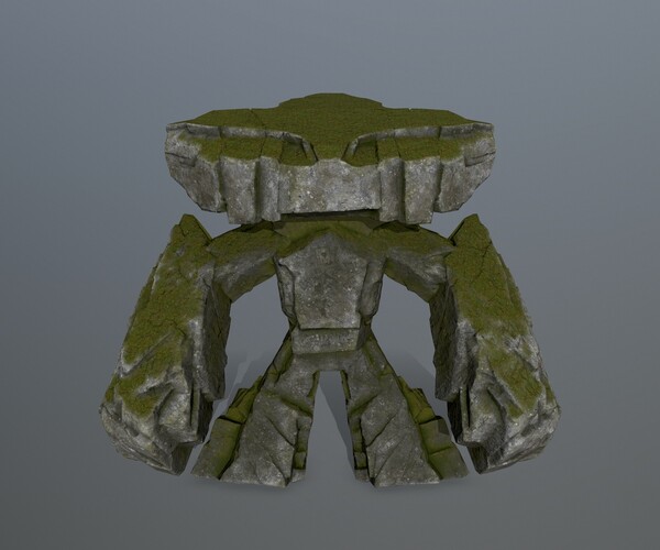 ArtStation - rock monster | Game Assets