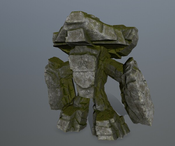 ArtStation - rock monster | Game Assets