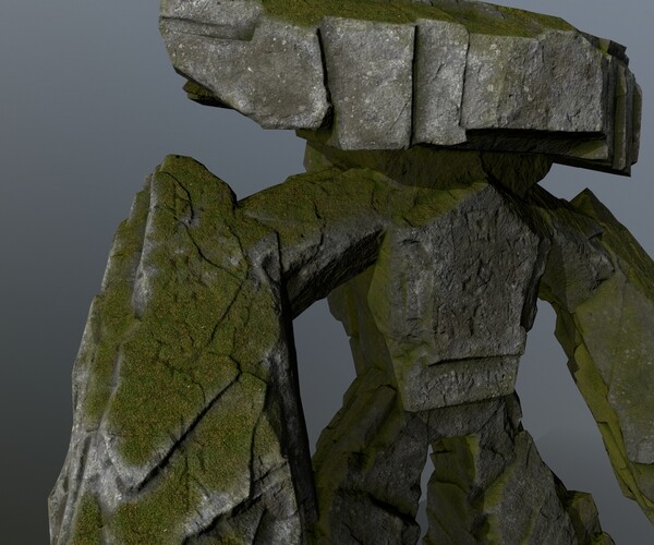 ArtStation - rock monster | Game Assets