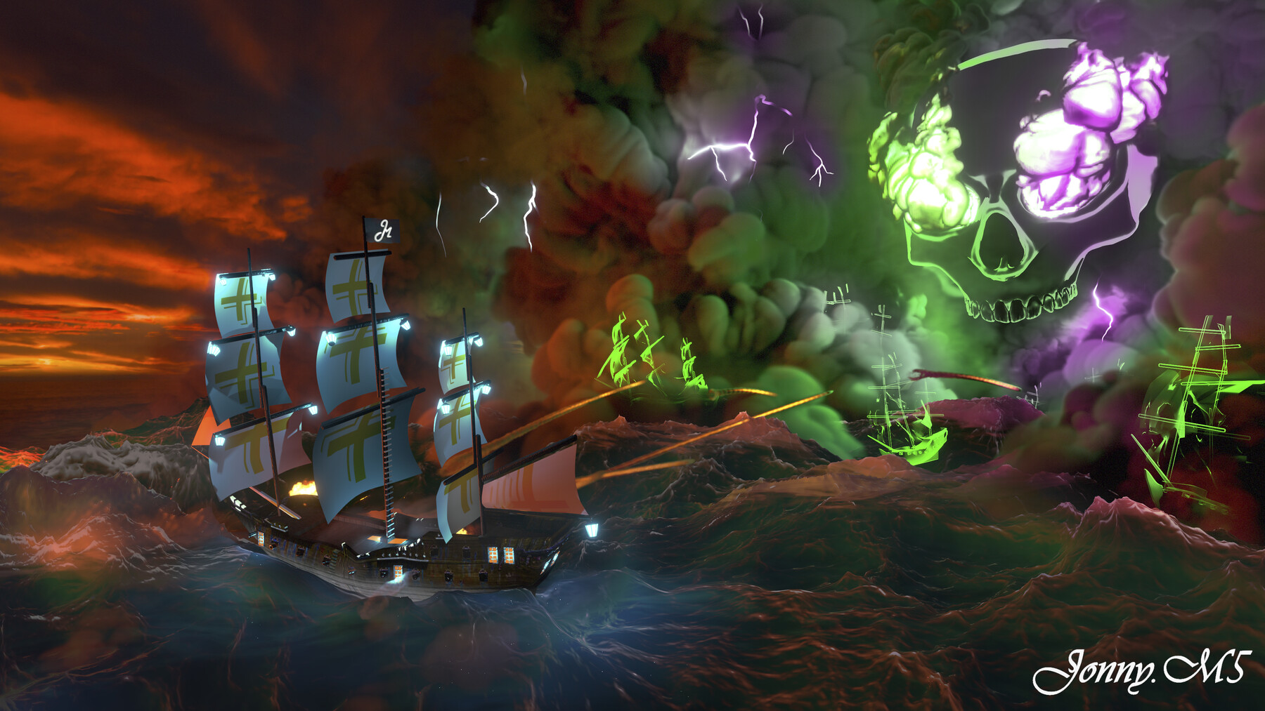 ArtStation - Artwork: "Haunted Sea" | Artworks