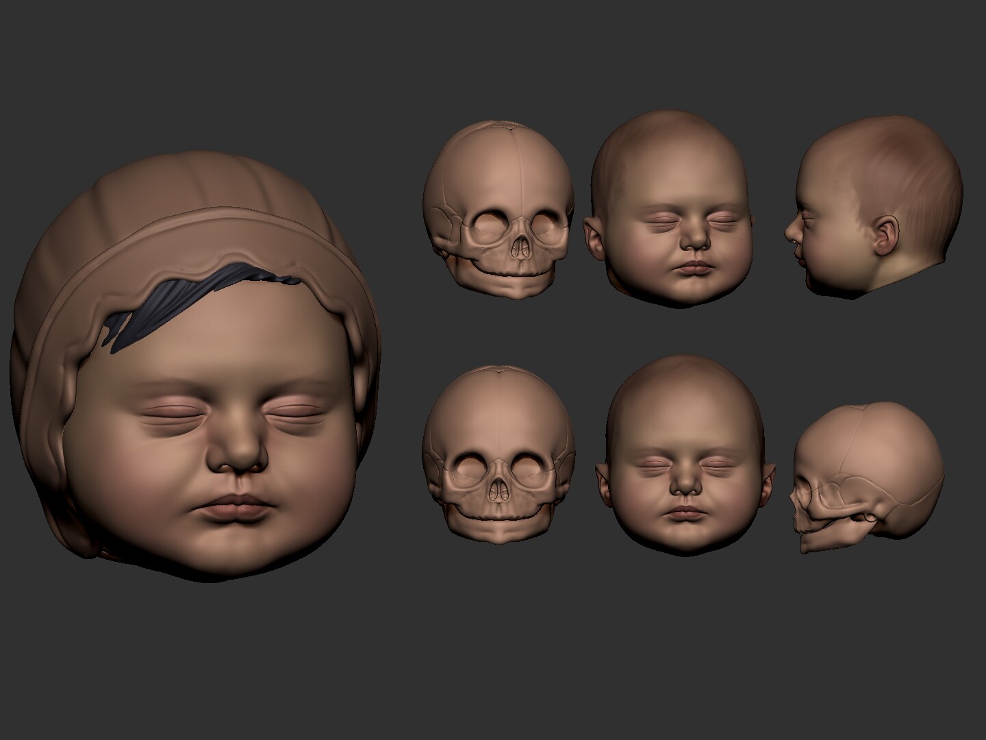 ArtStation - Baby Head | Resources