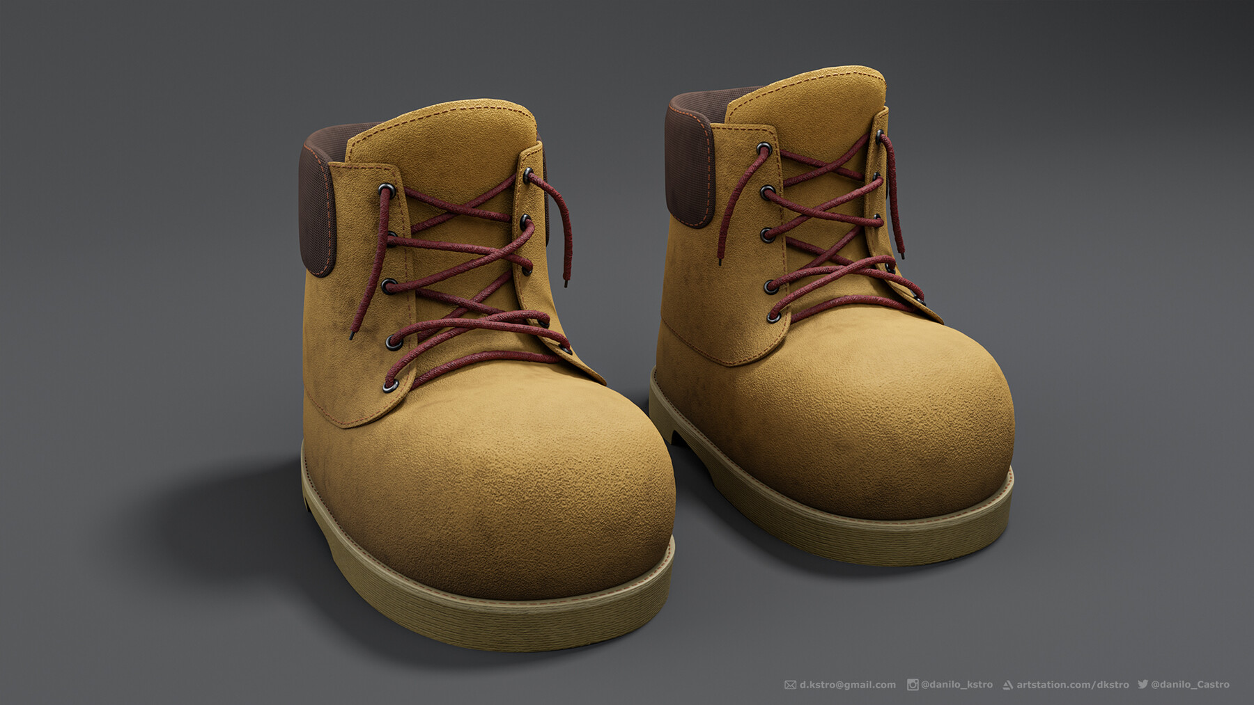 ArtStation - Stylized Boot | 3D model | 4k Textures | Resources
