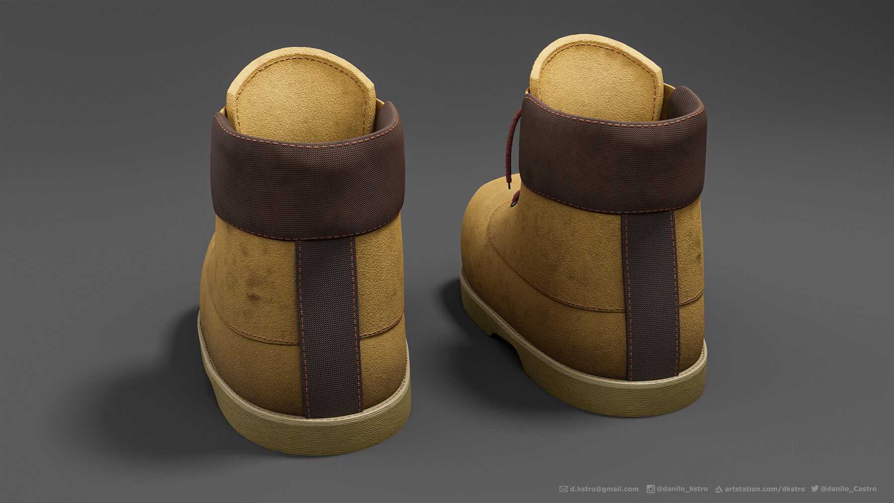 ArtStation - Stylized Boot | 3D model | 4k Textures | Resources