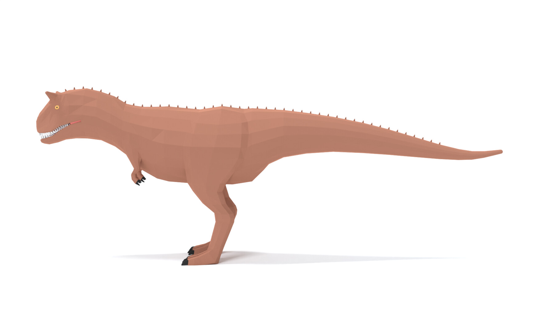 ArtStation - Low Poly Cartoon Carnotaurus Dinosaur | Resources