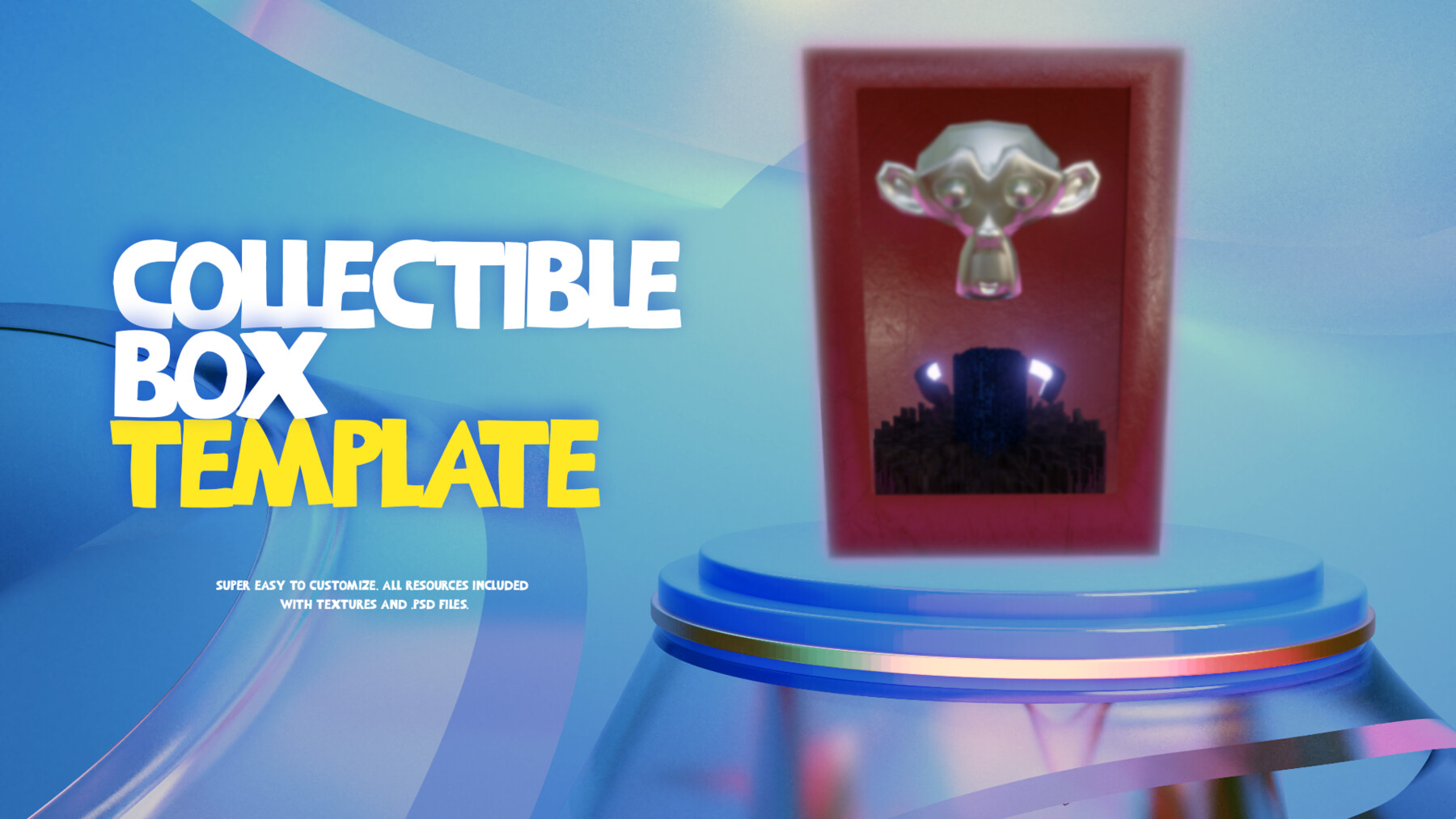 ArtStation - Collectible Box template | Resources