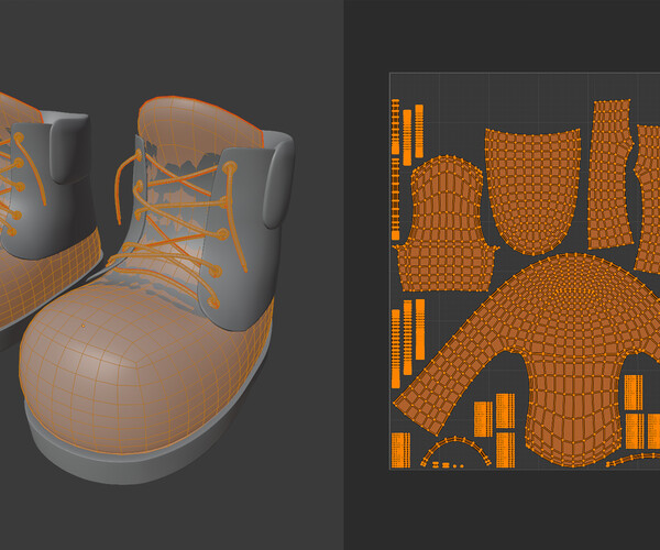 ArtStation - Stylized Boot | 3D model | 4k Textures | Resources