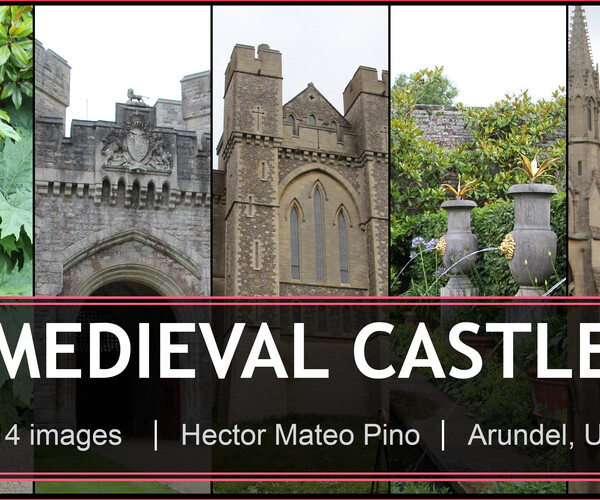 ArtStation - Reference Pack - Medieval Castle - Arundel | Resources