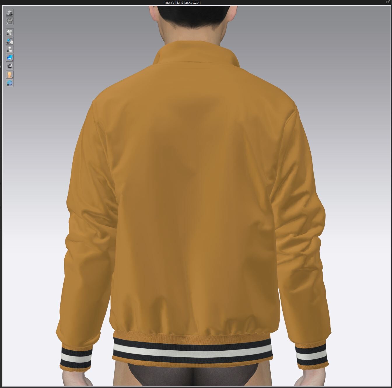 ArtStation - men's flight jacket, marvelous designer,clo3d | Resources