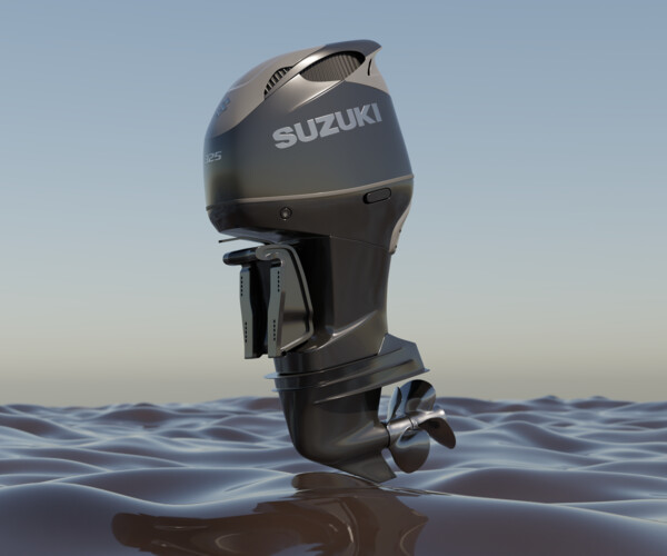 ArtStation - Suzuki DF 325 Outboard Motor High-Poly | Game Assets