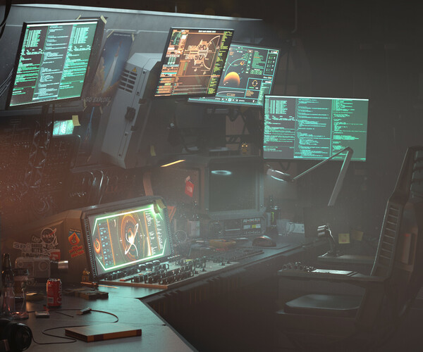ArtStation - Spaceship Interior - Commercial License | Artworks