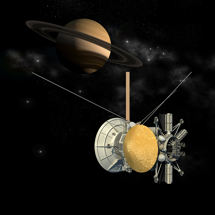 ArtStation - Saturn Satellite - Illustration Pack | Artworks