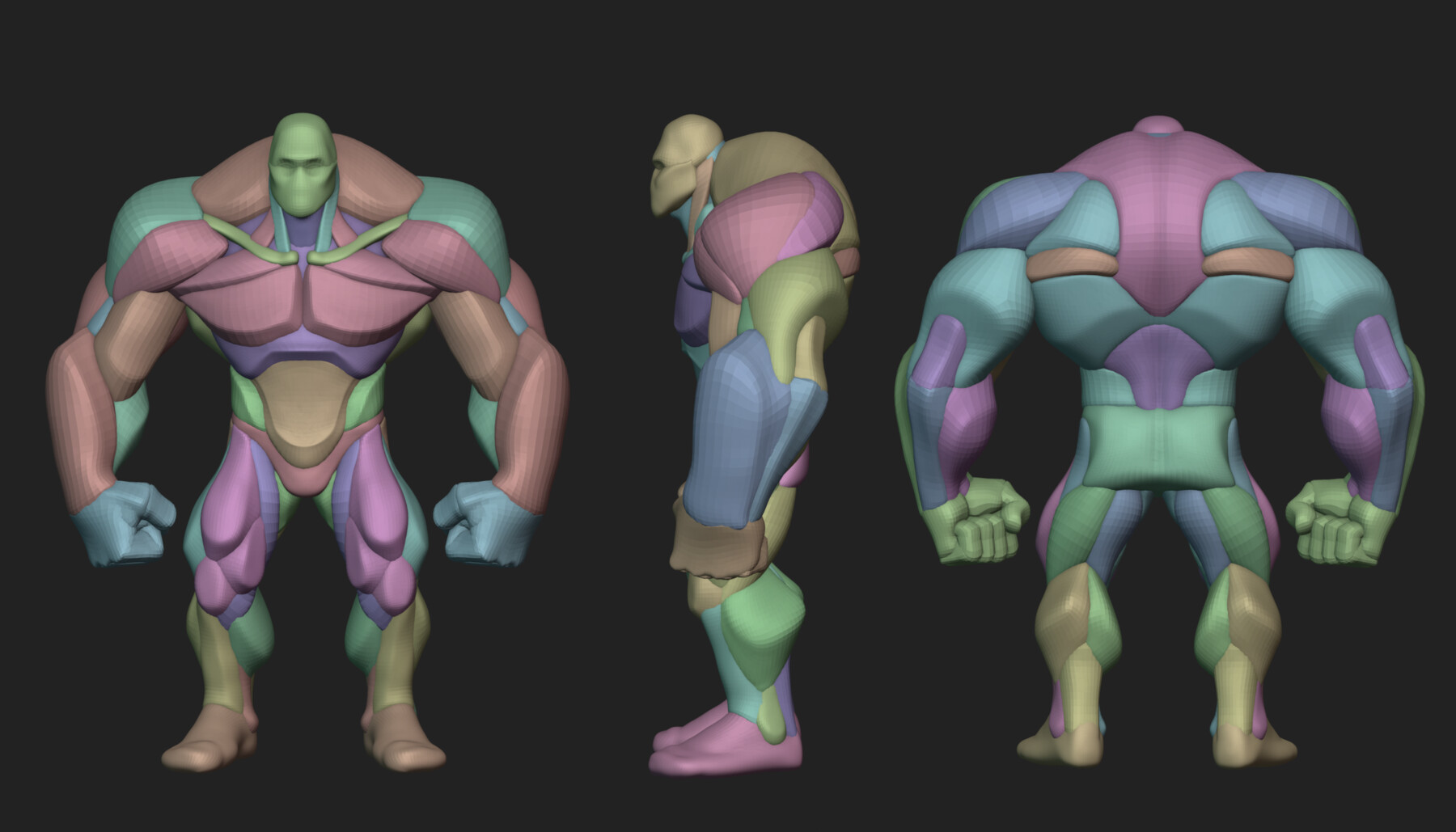ArtStation - Super Hero Anatomy Blockout V2 | Resources