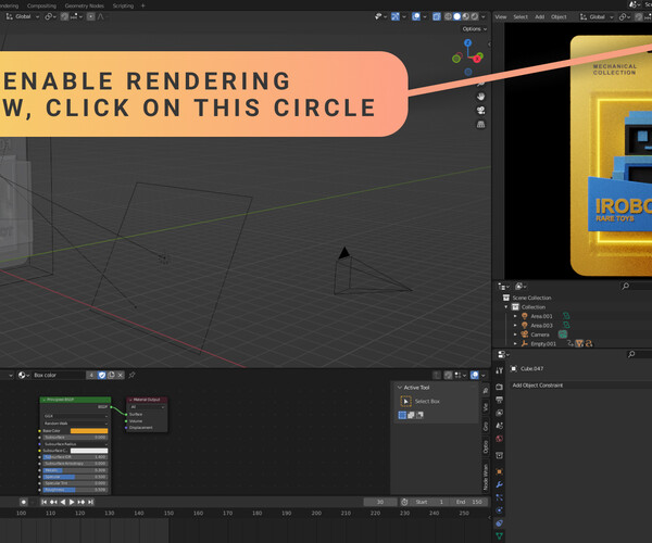 ArtStation - NFT TOY BOX template for Blender (.blend file + tutorial ...