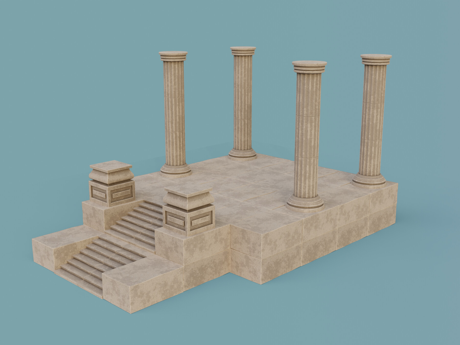 ArtStation - Antique Temple | Game Assets