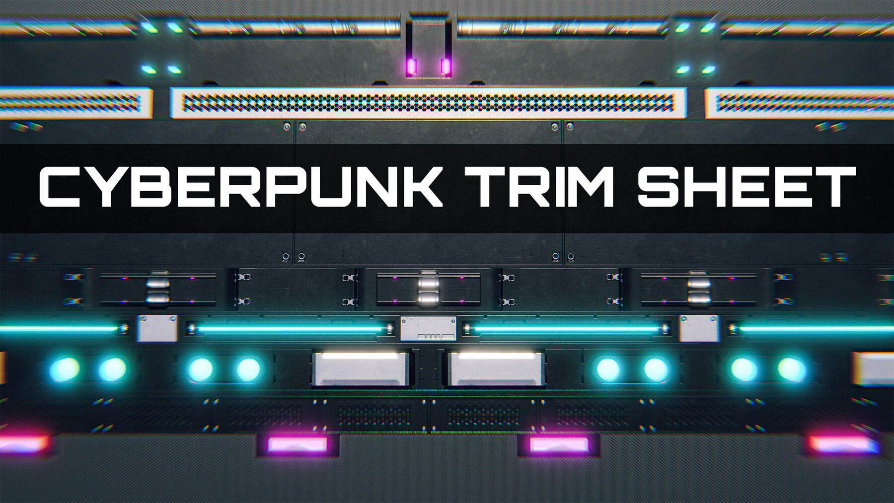 Bruno "BRUNYA" Brokers - Cyberpunk/Sci Fi Trim Sheet