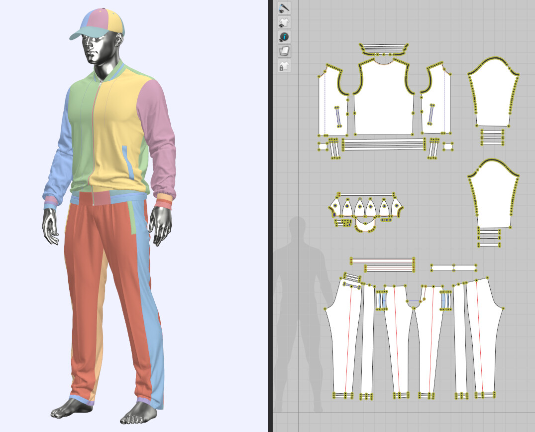 ArtStation - Men's clothing - Clo3d | Marvelous Designer | Resources