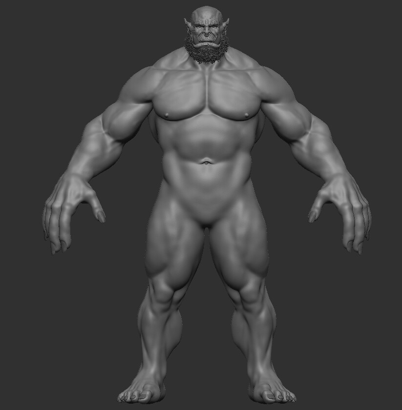 ArtStation - Orc HiPoly Warcraft style | Resources