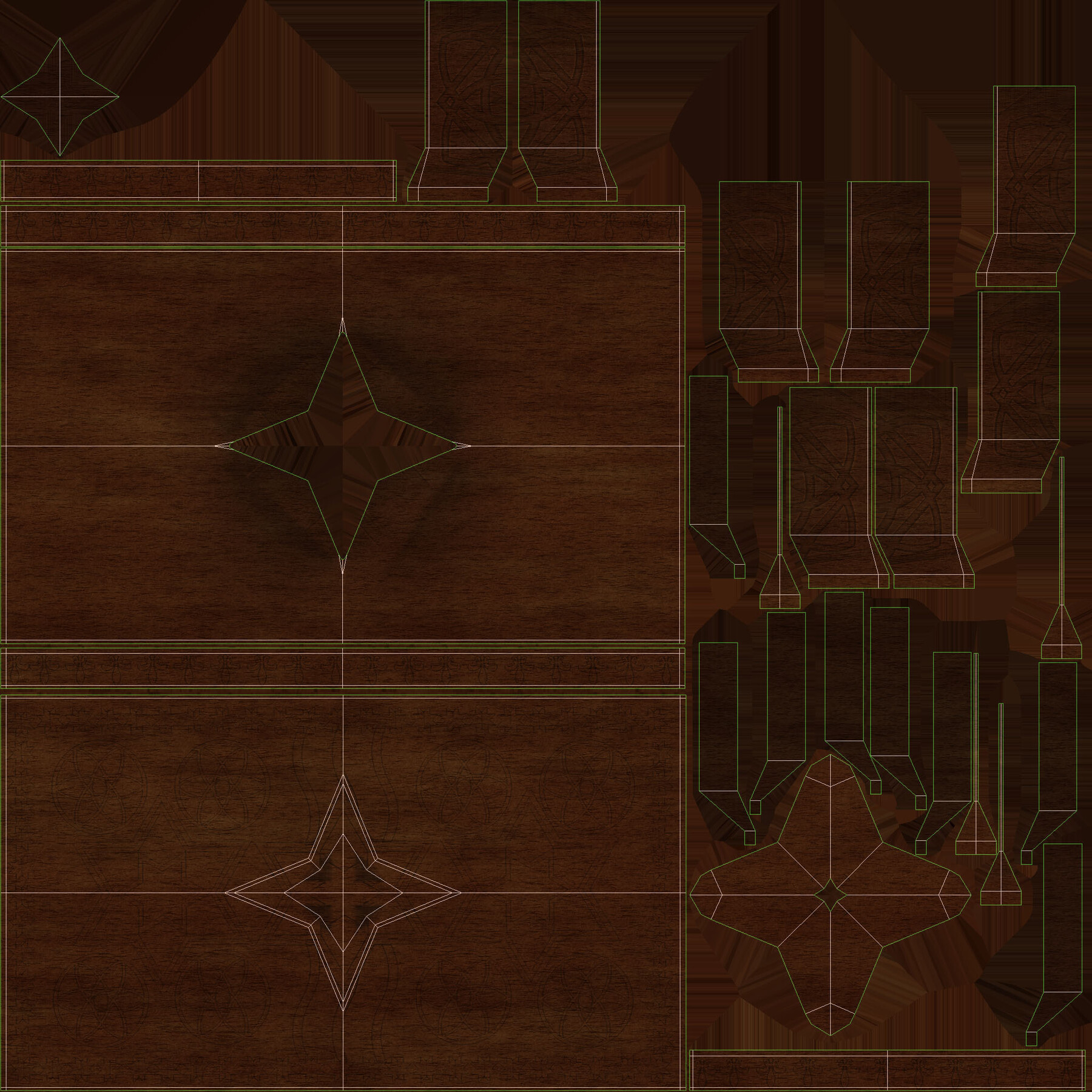 ArtStation - Classic Table 3d model | Game Assets